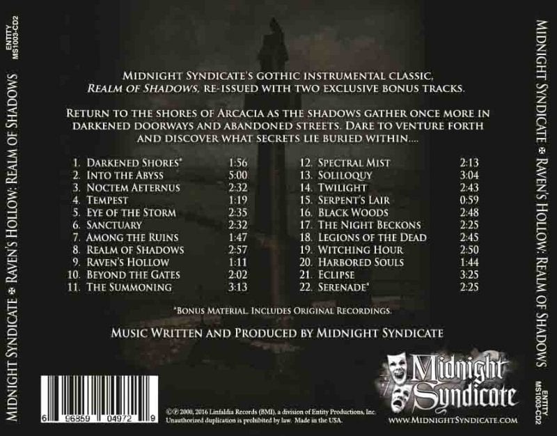 "Realm of Shadows" album reissued with new material. Available ...