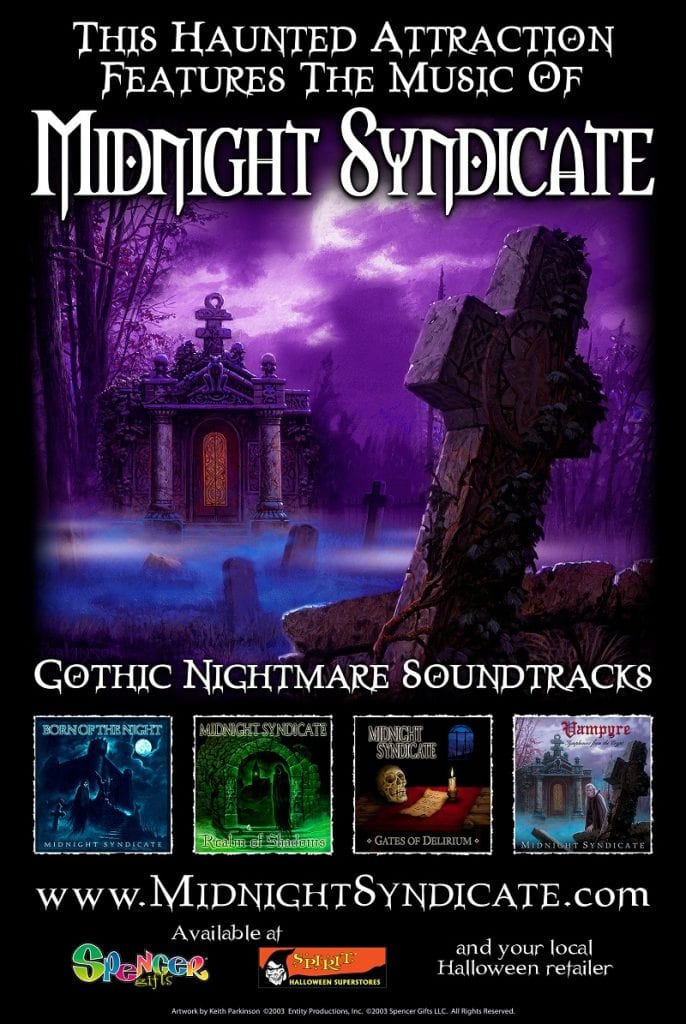 Midnight Syndicate Haunted Attraction Registry Poster 2002 - Official Store